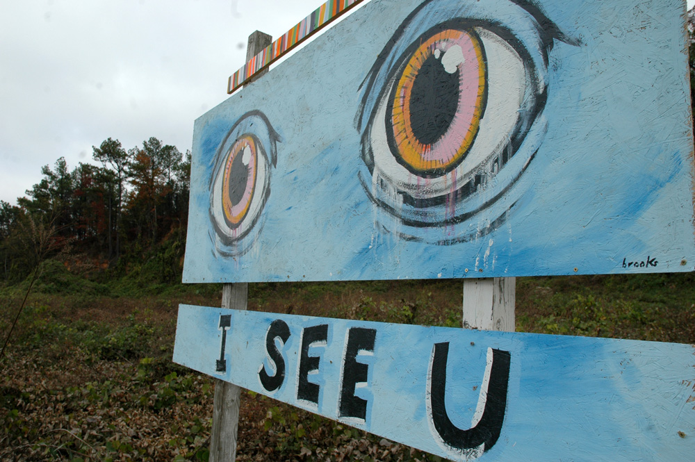I SEE U sign | Kyle "BlackCatTips" Brooks | BlackCatTips.com