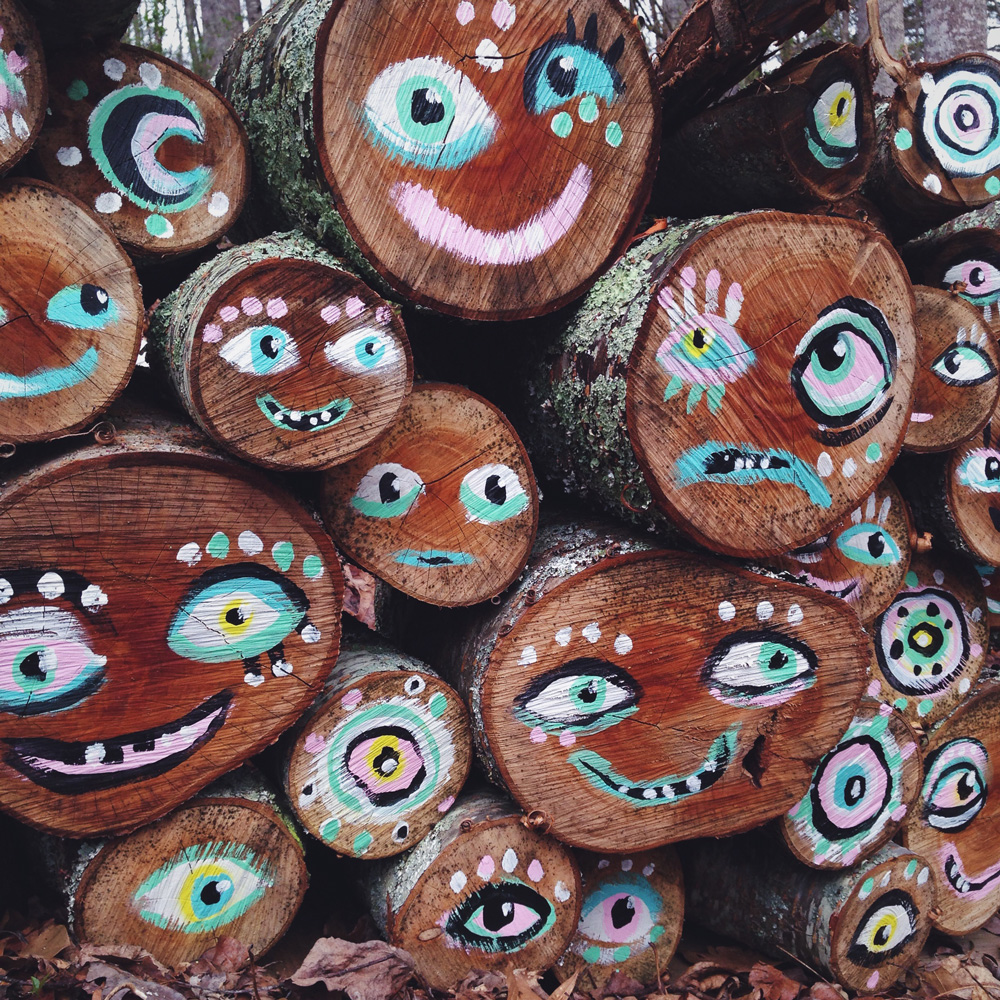 Log Men (Smiles in the woods) | Kyle "BlackCatTips" Brooks ...