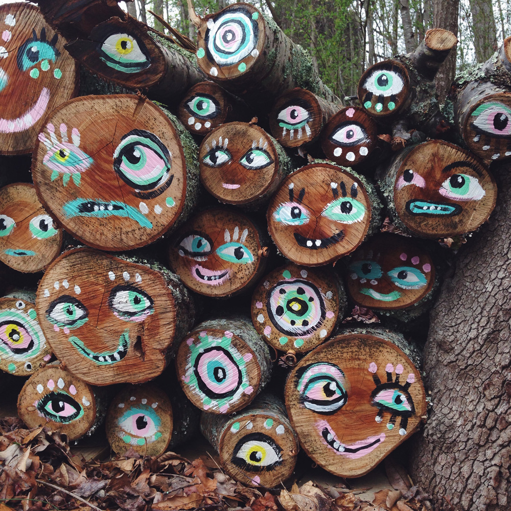 Log Men (Smiles in the woods) | Kyle "BlackCatTips" Brooks ...