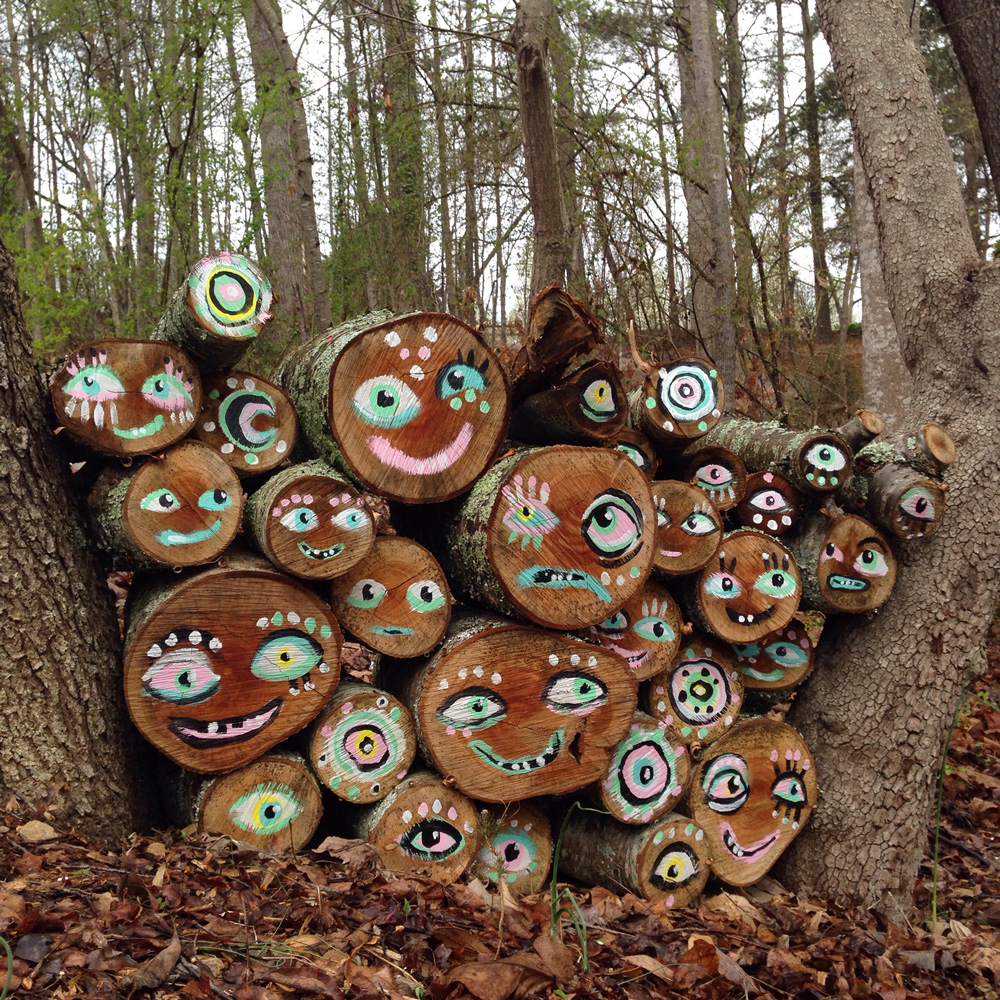 Log Men (Smiles in the woods) | Kyle "BlackCatTips" Brooks ...