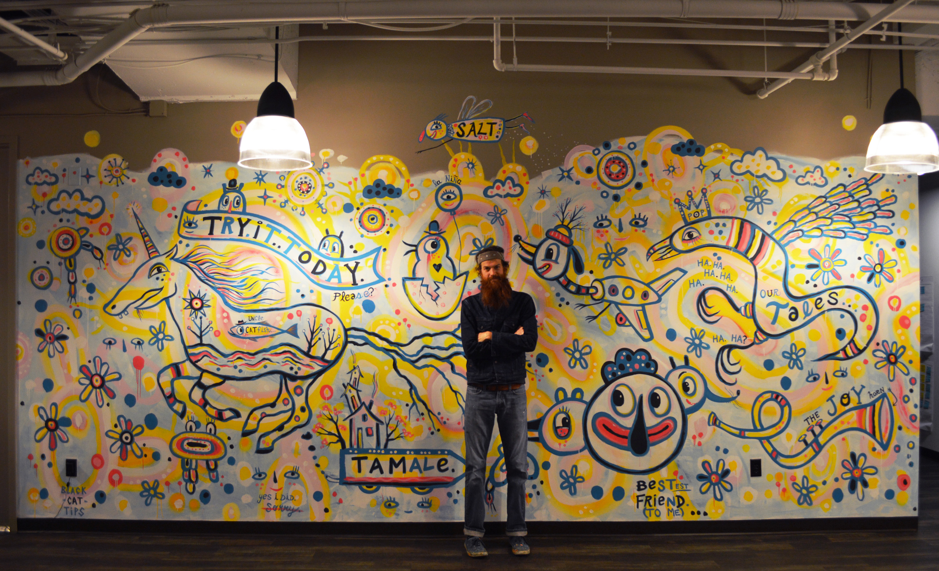 digitas unicorn parade mural blackcattips – art mural atlanta kyle ...